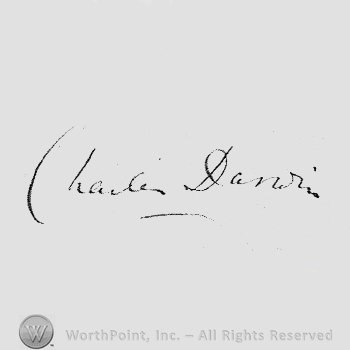Mark with Signature: Charles Darwin. | #593445