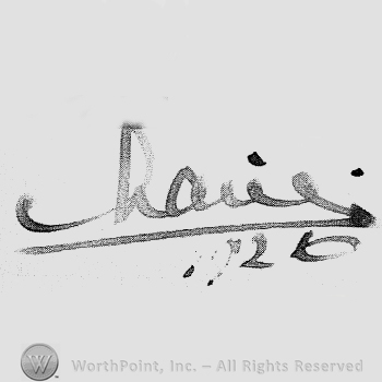 Mark with Signature: Marie of Romania. | #593475