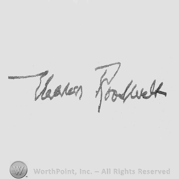 Mark with Signature: Eleanor Roosevelt. | #593484