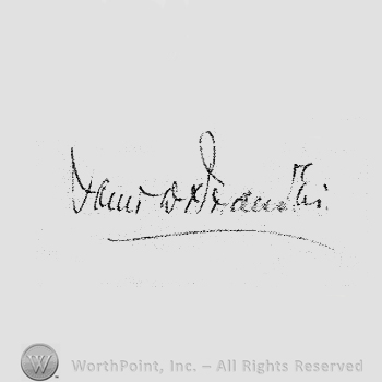 Mark with Signature: Louis D. Brandeis. | #593489