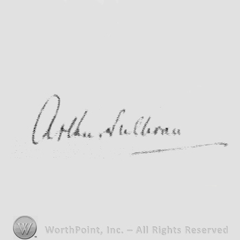 Mark with Signature: Arthur Sullivan. | #593490