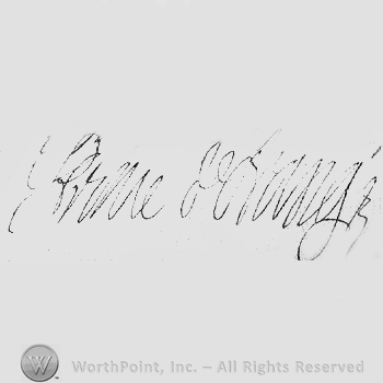 Mark with Signature: William III. | #593530