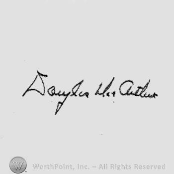 Mark with Signature: Douglas MacArthur. | #593547