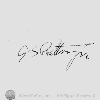 Mark with Signature: George S. Patton. | #593553