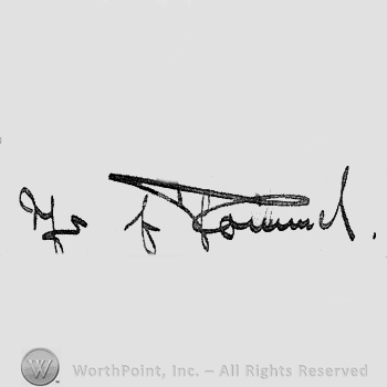 Mark with Signature: Irwin Rommel. | #593558