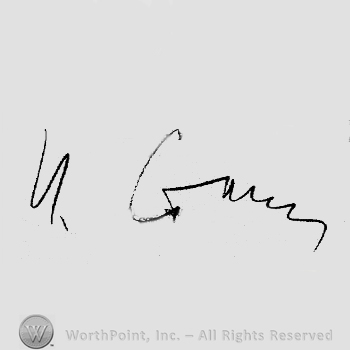 Mark with Signature: Joseph Stalin. | #593561