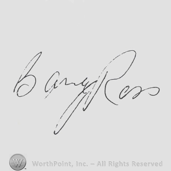 Mark with Signature: Barney Ross. | #598159