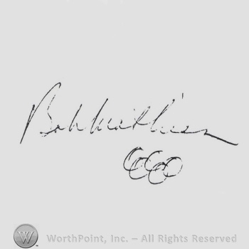 Mark with Signature: Bob Mathias. | #598207