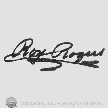 Mark with Signature: Roy Rogers. | #598209