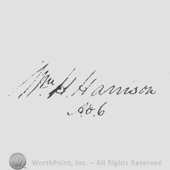 Mark with Signature: William Henry Harrison. | #598235
