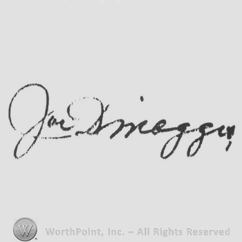 Mark with Signature: Joe DiMaggio. | #598241