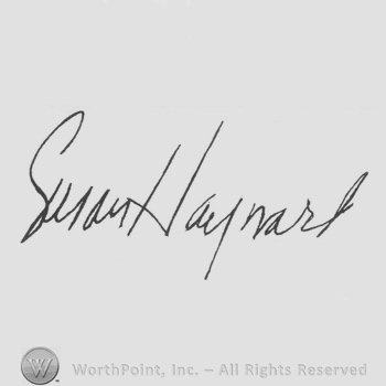 Mark with Signature: Susan Hayward. | #598254