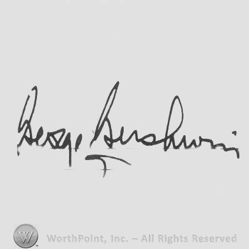 Mark with Signature: George Gershwin. | #598296