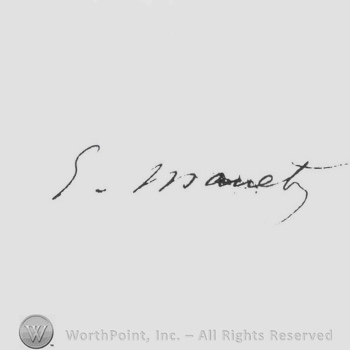 Mark with Signature: Édouard Manet. | #598297