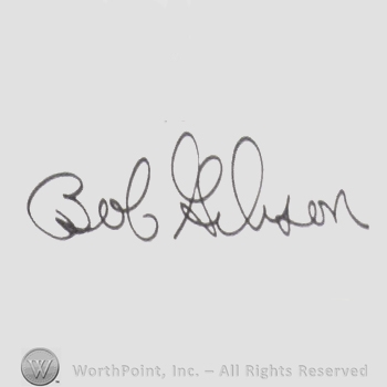 Mark with Signature: Bob Gibson. | #598719