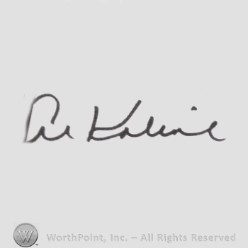 Mark with Signature: Al Kaline. | #598721