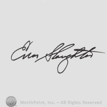 Mark with Signature: Enos Slaughter. | #598724