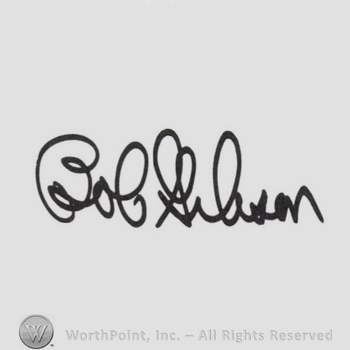 Mark with Signature: Bob Gibson. | #598726