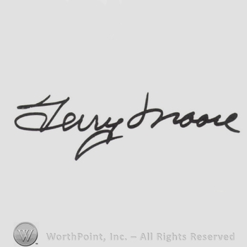 Mark with Signature: Terry Moore. | #598730