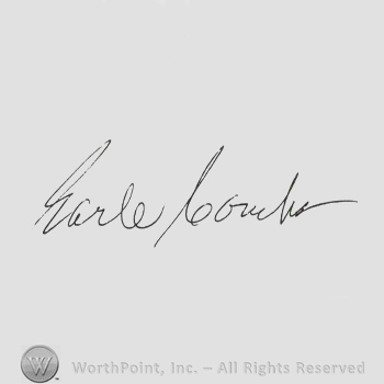 Mark with Signature: Earle Combs. | #598762