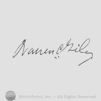 Mark with Signature: Warren Giles. | #598777