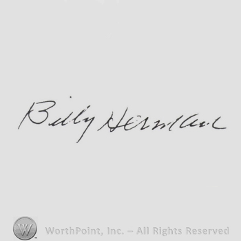 Mark with Signature: Billy Herman. | #598785