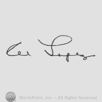 Mark with Signature: Al Lopez. | #598801