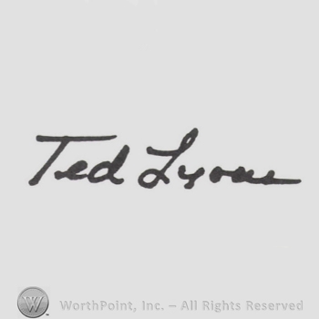 Mark with Signature: Ted Lyons. | #598802