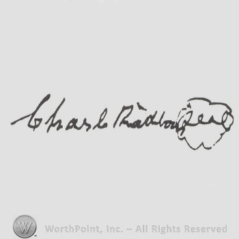 Mark with Signature: "Old Hoss'' Radbourn. | #598811