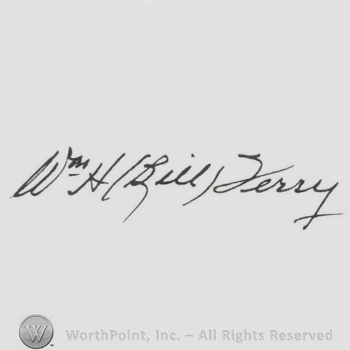 Mark with Signature: Bill Terry. | #598822
