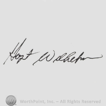 Mark with Signature: Hoyt Wilhelm. | #598827