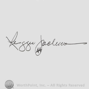 Mark with Signature: Reggie Jackson. | #598849