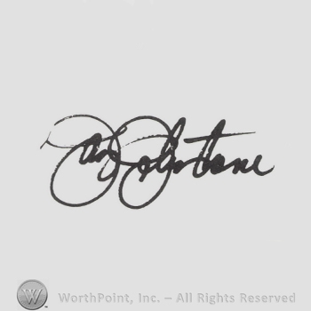 Mark with Signature: Jay Johnstone. | #598850