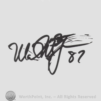 Mark with Signature: Wally Berger. | #598852