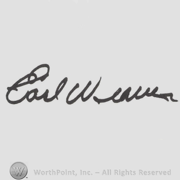 Mark with Signature: Early Weaver. | #598860