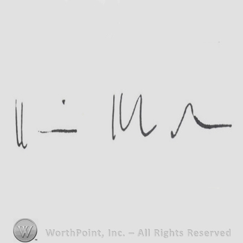 Mark with Signature: Boris Blacher. | #599193