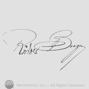 Mark with Signature: Rudolf Berger. | #599200