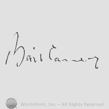 Mark with Signature: Basil Cameron. | #599222