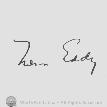 Mark with Signature: Eddy Nelson. | #599241