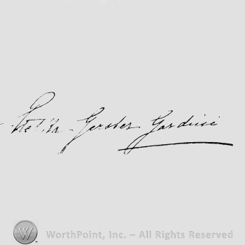 Mark with Signature: Etelka (Gardini) Gerster. | #599252