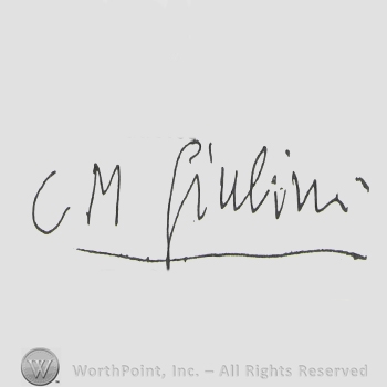Mark with Signature: Carlo Maria Giulini. | #599257