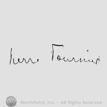 Mark with Signature: Pierre Fournier. | #599262