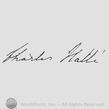 Mark with Signature: Charles Halle. | #599272