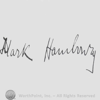 Mark with Signature: Mark Hambourg. | #599274