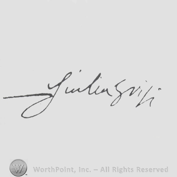 Mark with Signature: Giulia Grisi. | #599279