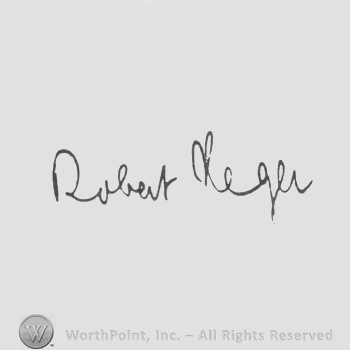 Mark with Signature: Robert Heger. | #599285