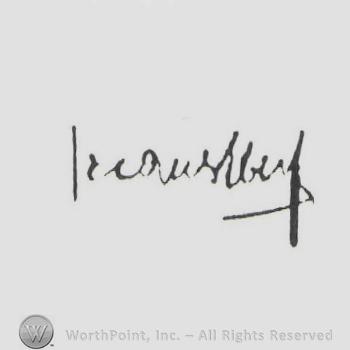 Mark with Signature: Jacques Ibert. | #599291
