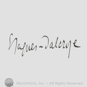 Mark with Signature: Emile Jacques-Dalcroze. | #599297