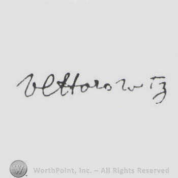 Mark with Signature: Vladimir Horowitz. | #599302