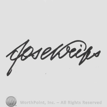 Mark with Signature: Josef Krips. | #599333